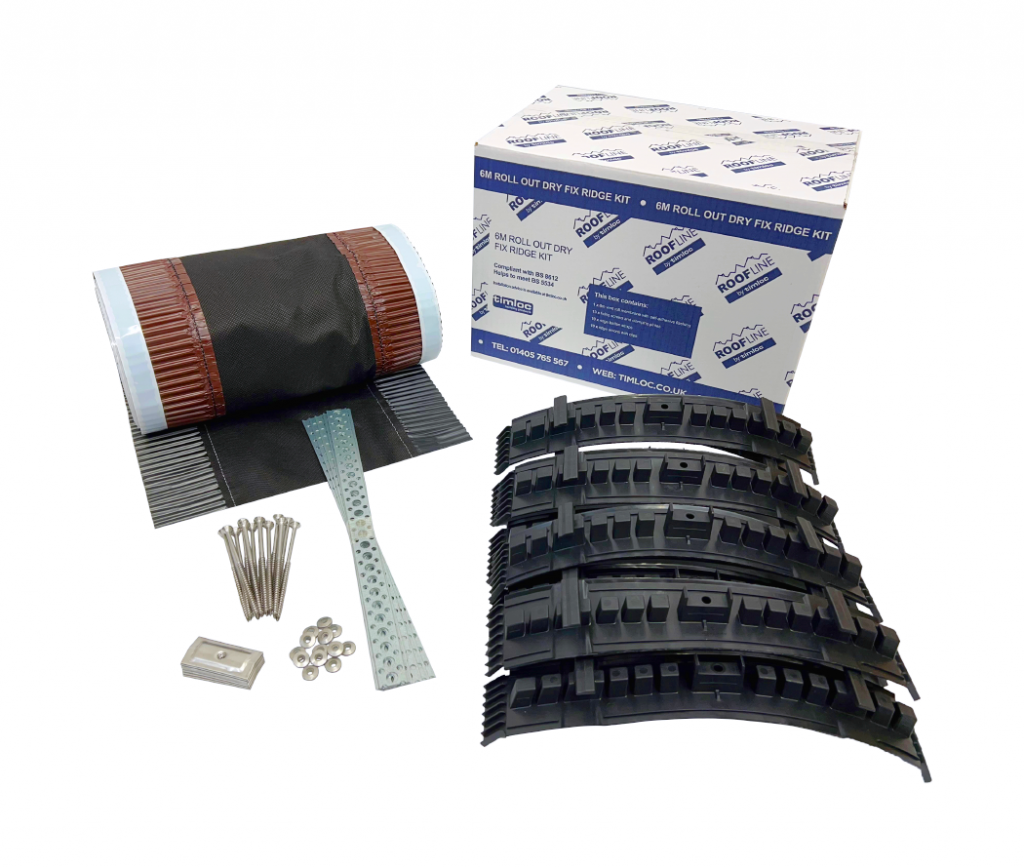 3m | 6m Integrated Dry Fix Ridge Kits - Timloc Building Products