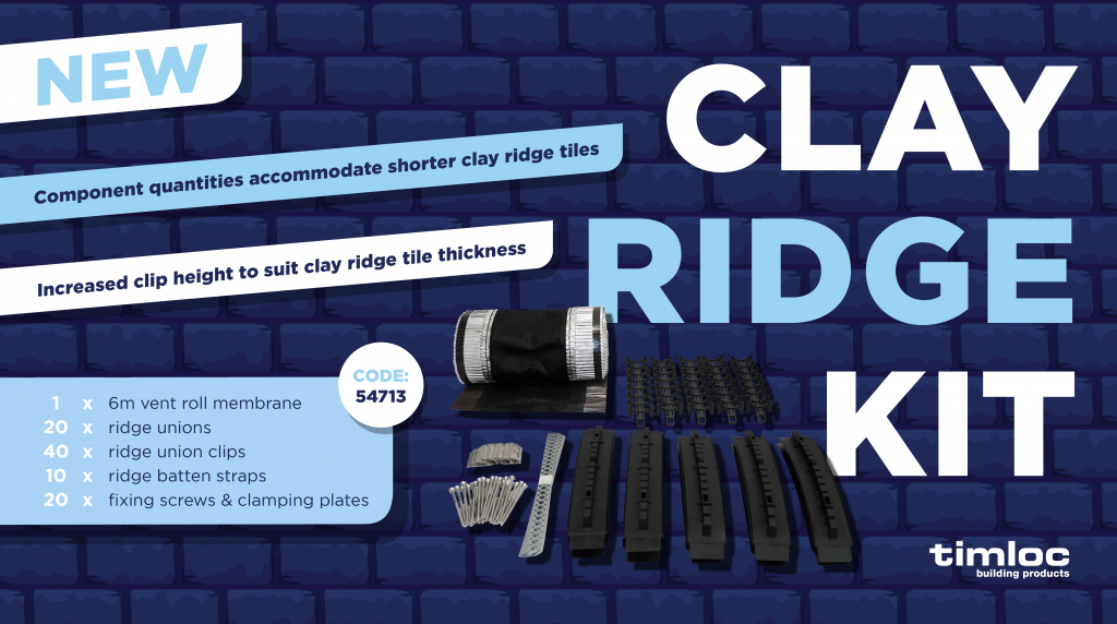 NEW 6m Clay Ridge Kit Now Available - Timloc Building Products