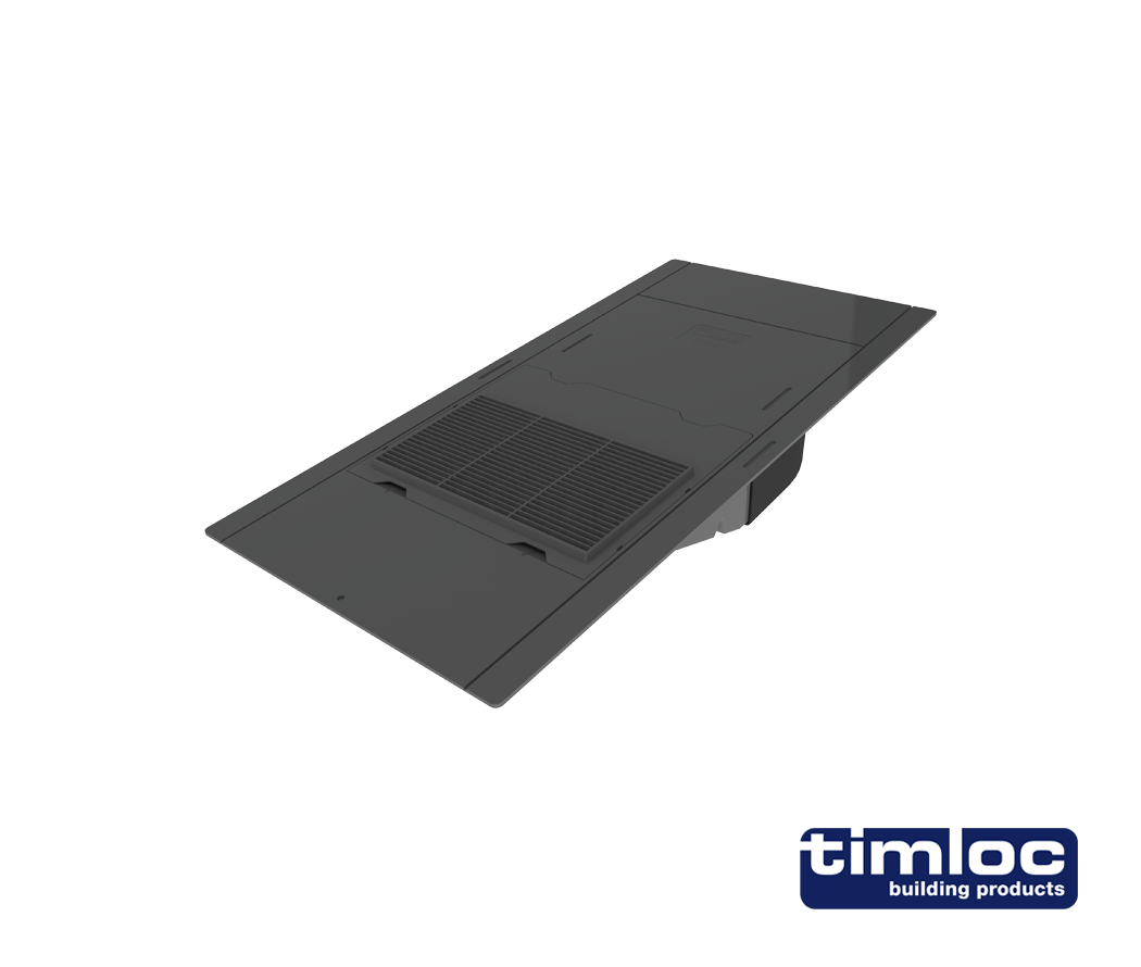 RTV-ISBL - Inline Slate Vent - Black - Timloc Building Products