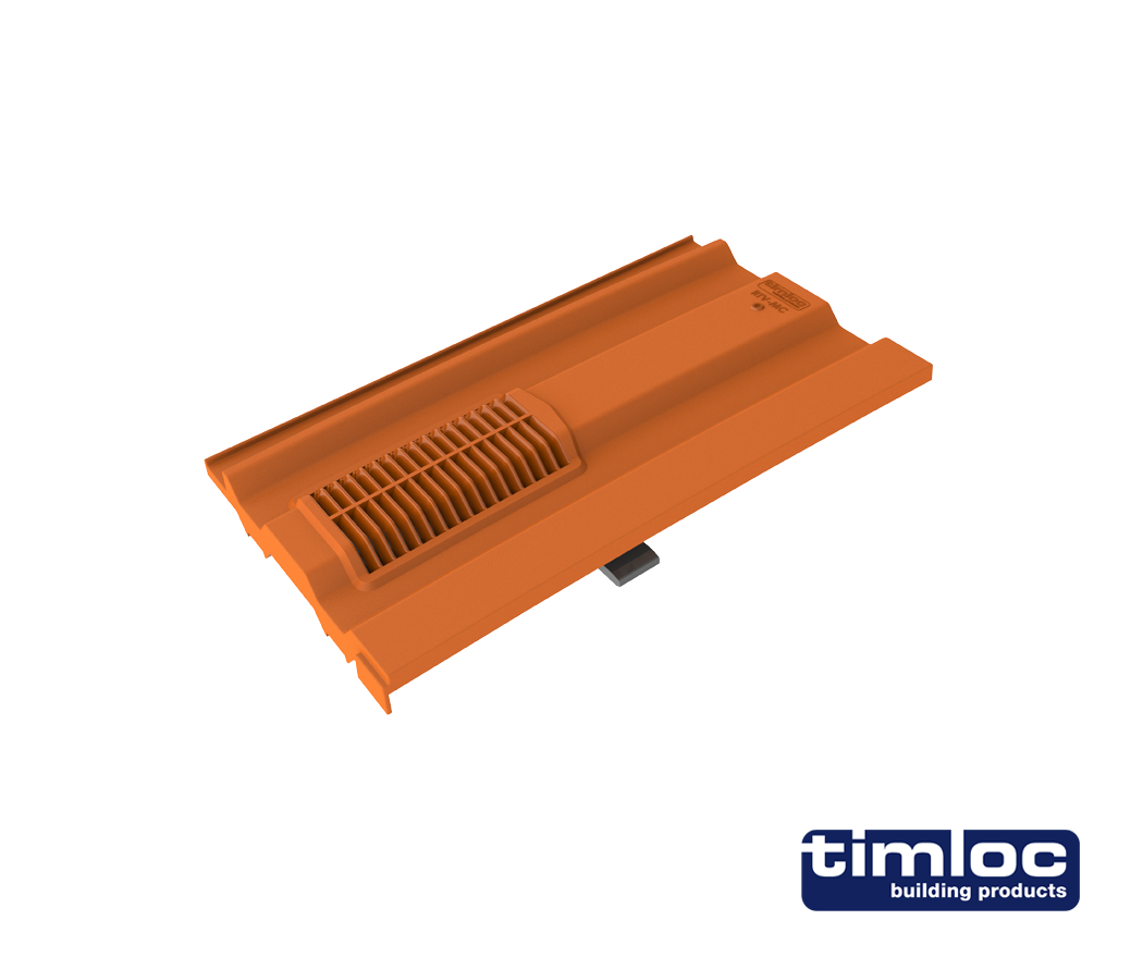 RTV-MCTE - Mini Castellated Roof Tile Vent - Terracotta - Timloc ...